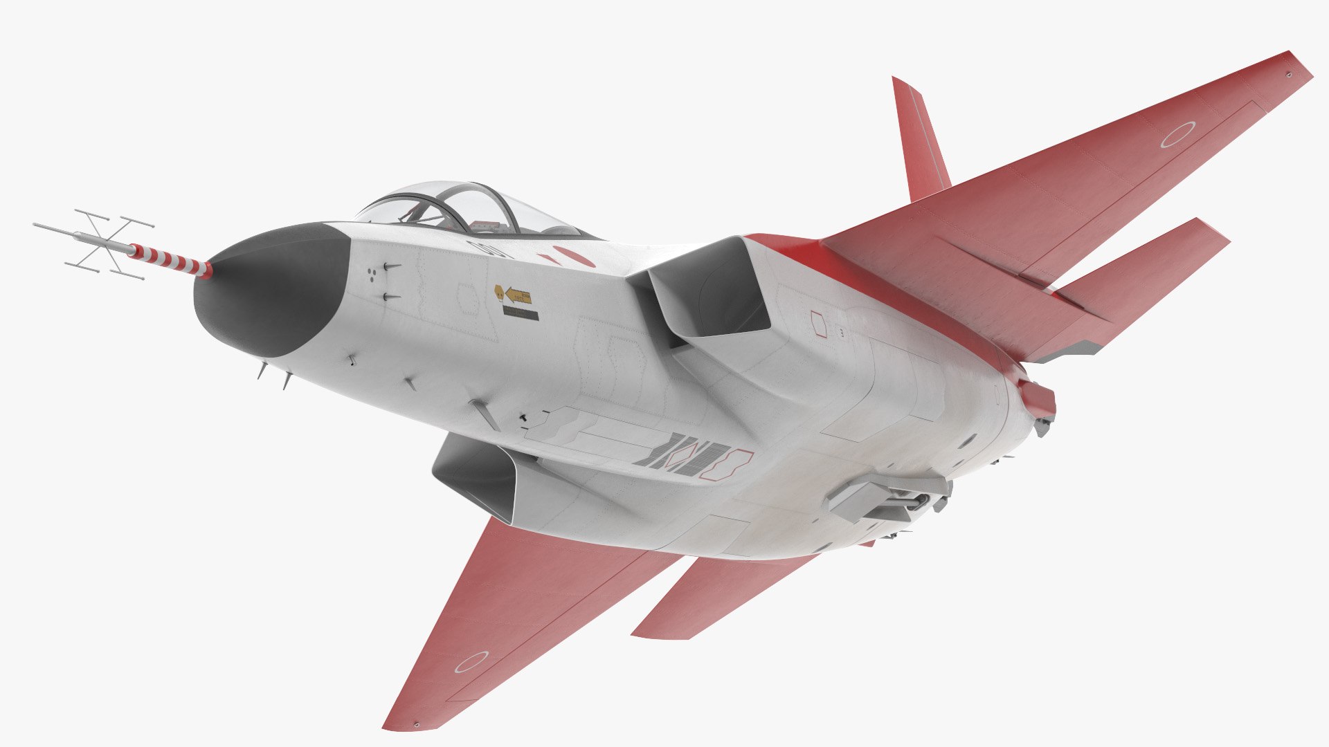 Mitsubishi X2 Shinshin Stealth Fighter Aircraft Flight 3D model ...