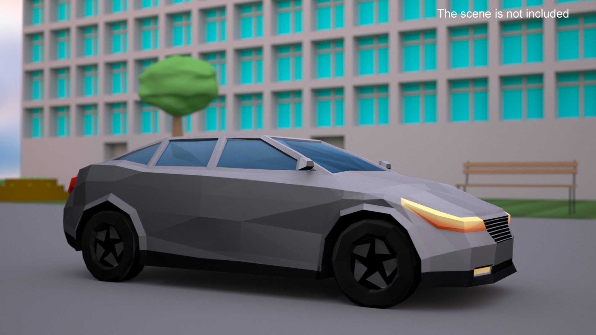 Low Poly Stylized Model Car Sedan Model - TurboSquid 2273732