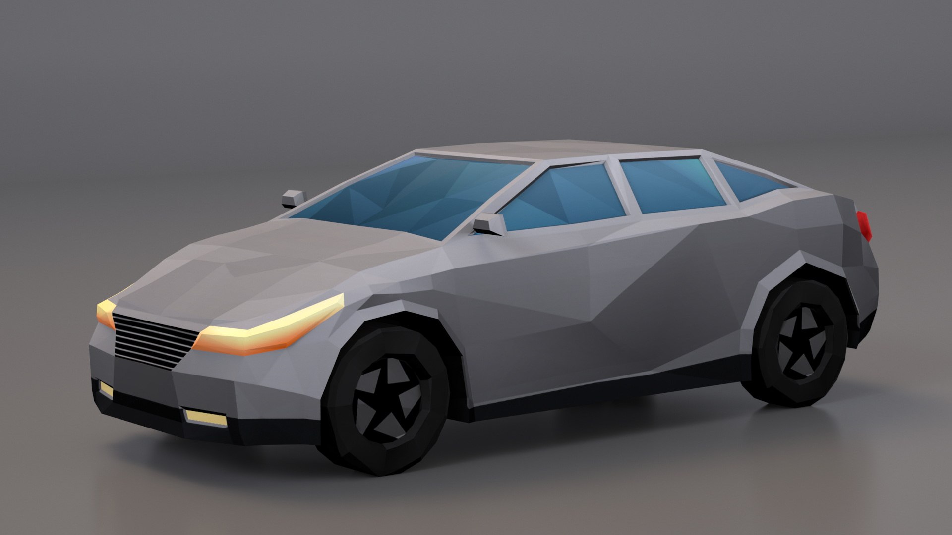 Low Poly Stylized Model Car Sedan Model - TurboSquid 2273732