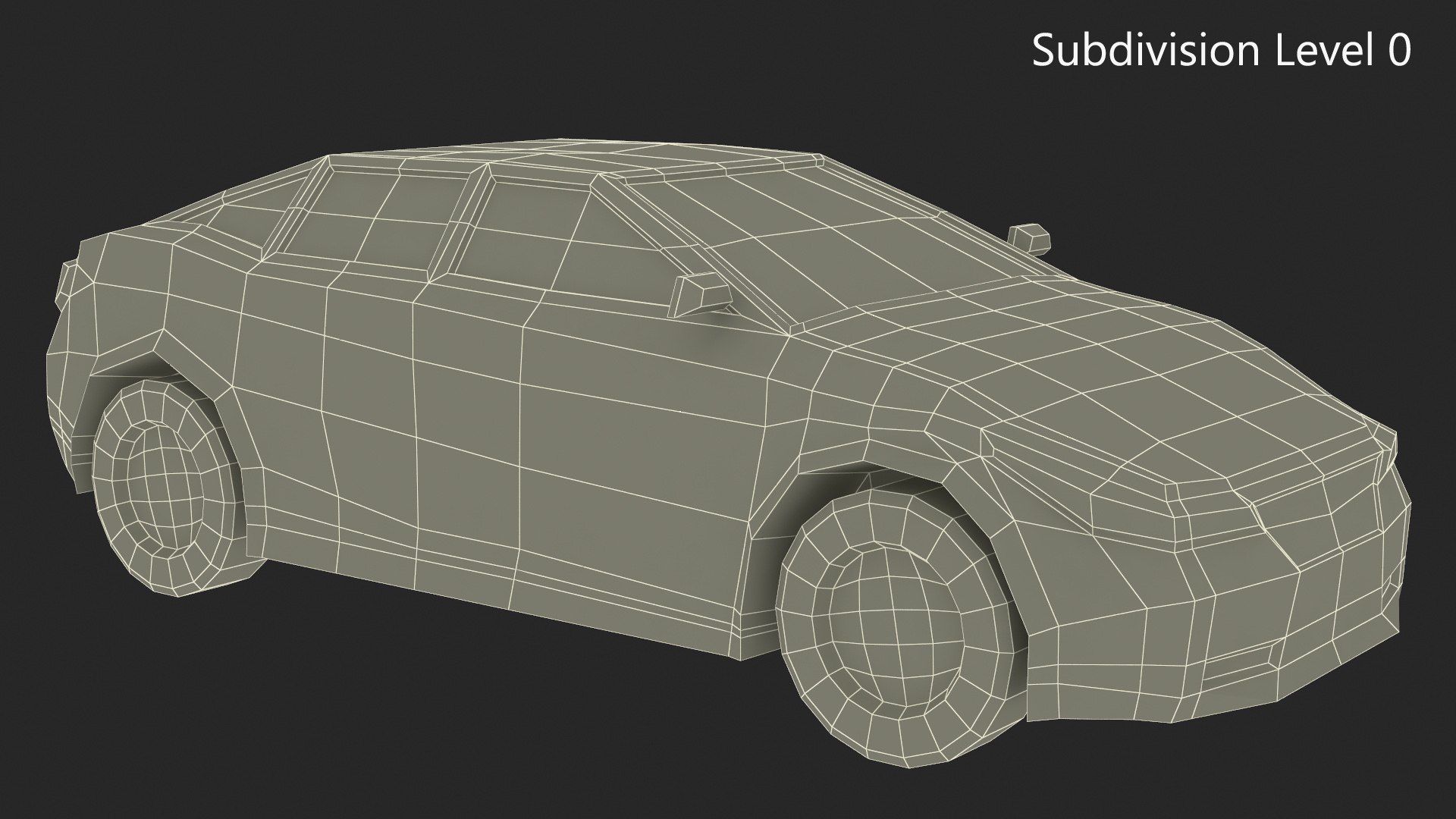 Low Poly Stylized Model Car Sedan Model - TurboSquid 2273732