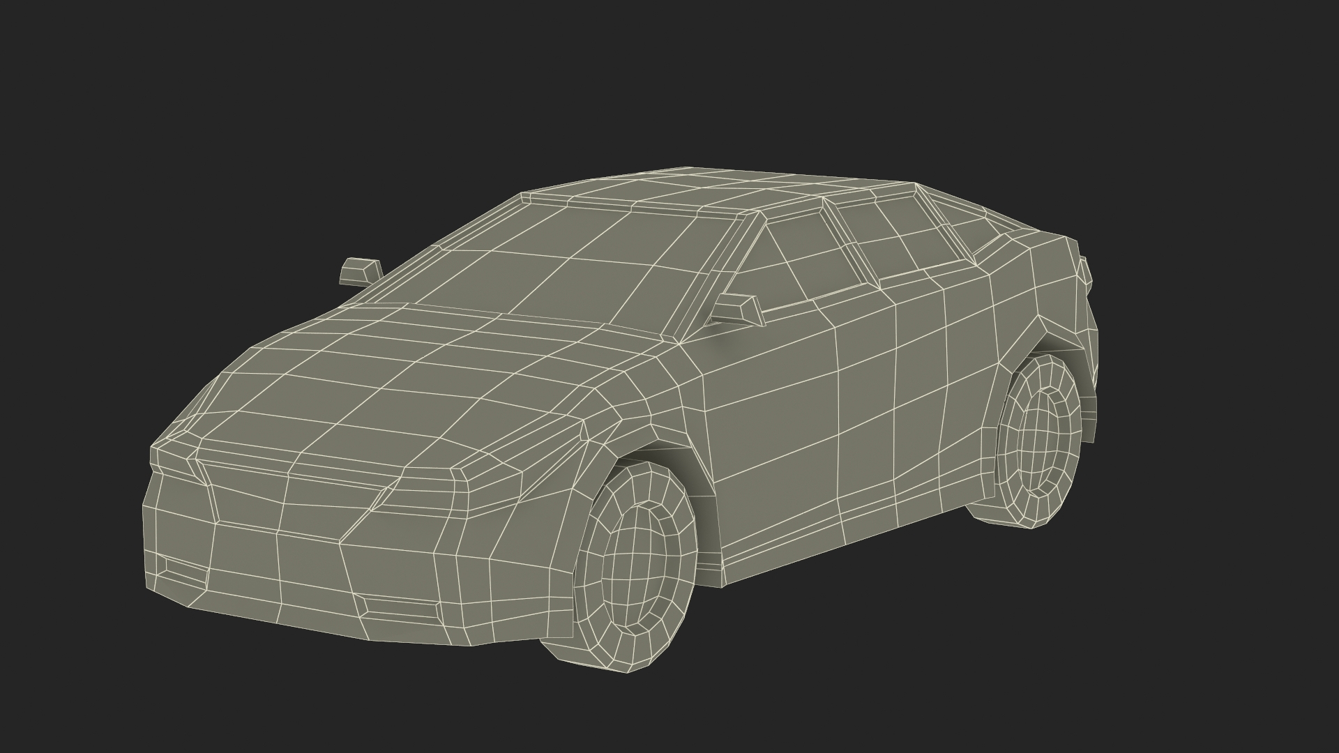 Low Poly Stylized Model Car Sedan Model - TurboSquid 2273732