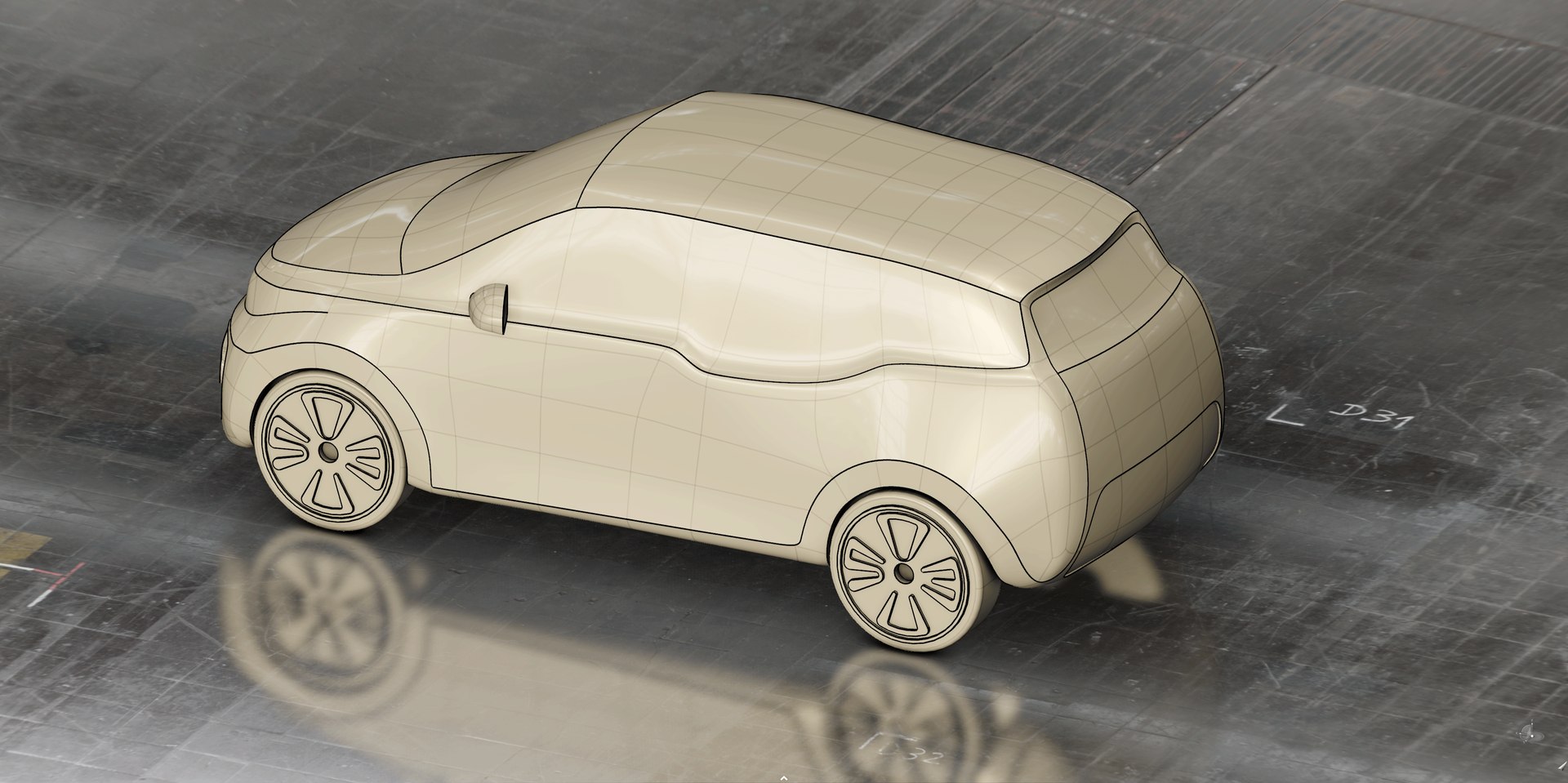 3D BMW I3 Concept 3D Printable Model - TurboSquid 2396673