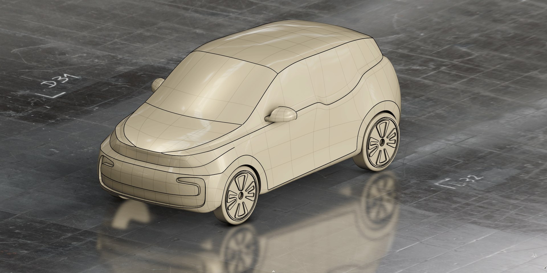 3D BMW I3 Concept 3D Printable Model - TurboSquid 2396673