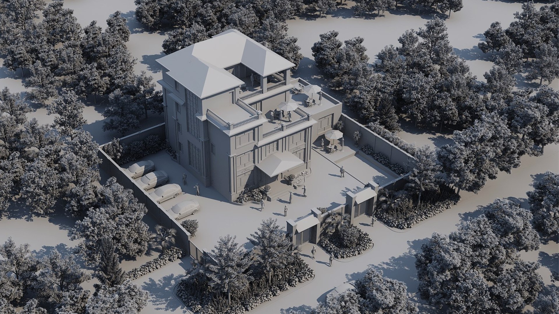 3D House Chinese Style Model - TurboSquid 2244765