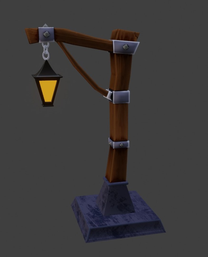 3D Model Stylized Post - TurboSquid 1613689