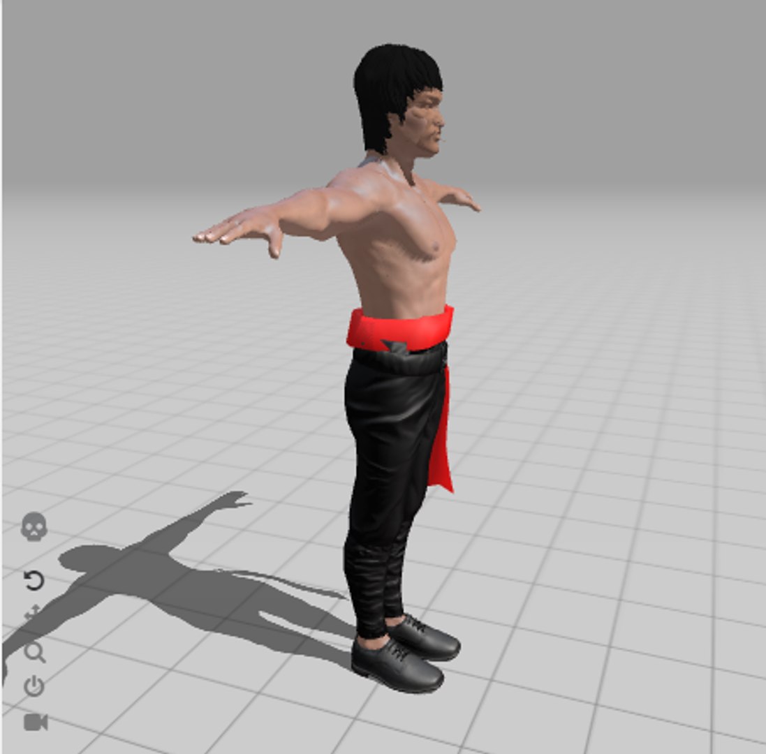 3d Bruce Lee