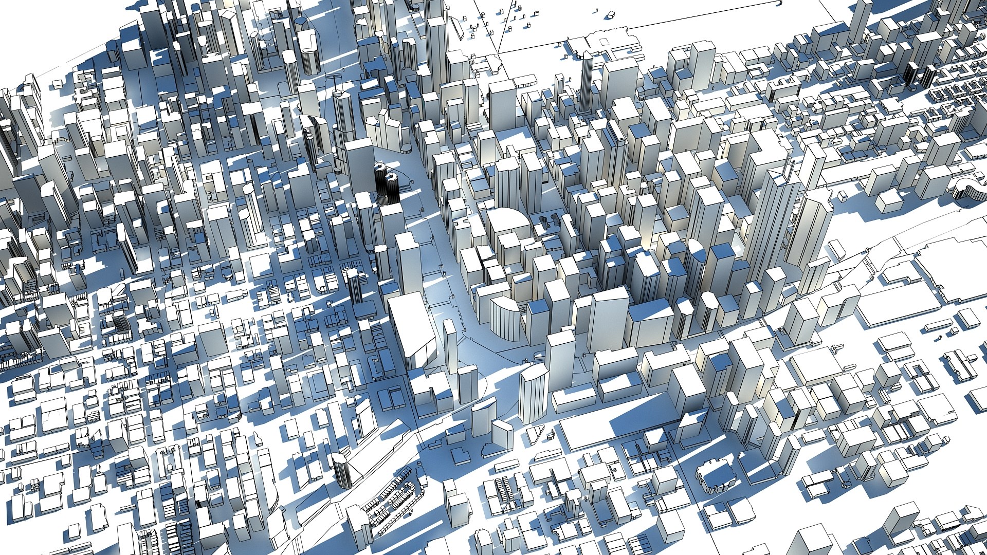 Chicago Downtown City 3D Model - TurboSquid 1504877
