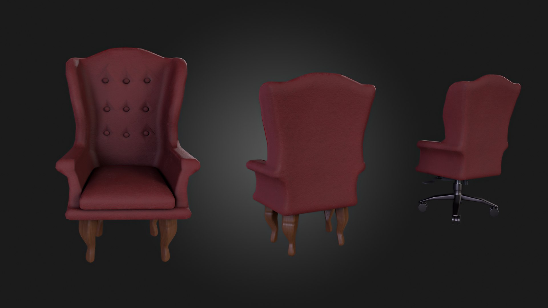 Elegant Chair Model - TurboSquid 2249470