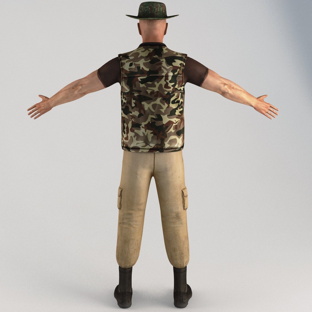 Hunter Games Modelled 3d Model