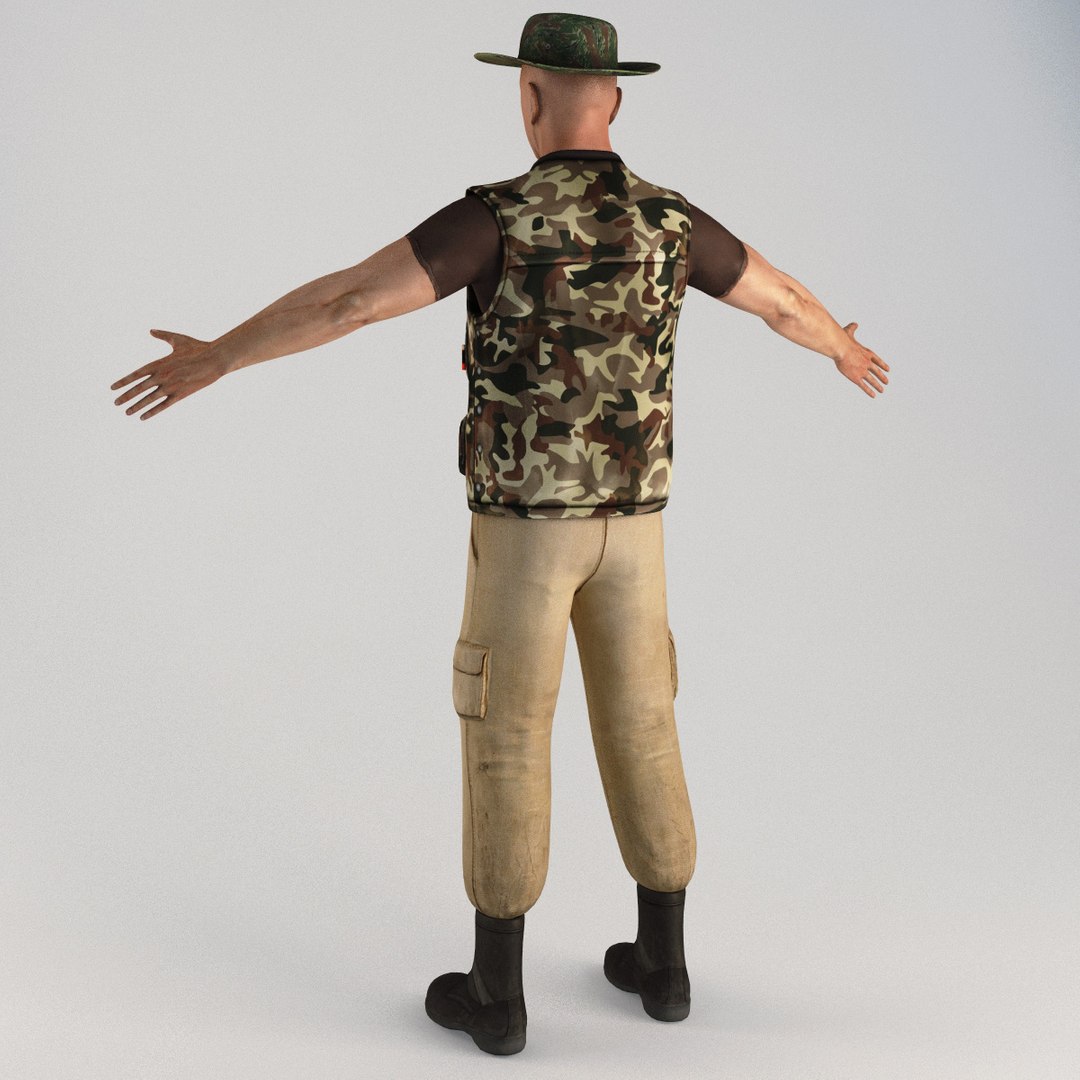 Hunter Games Modelled 3d Model