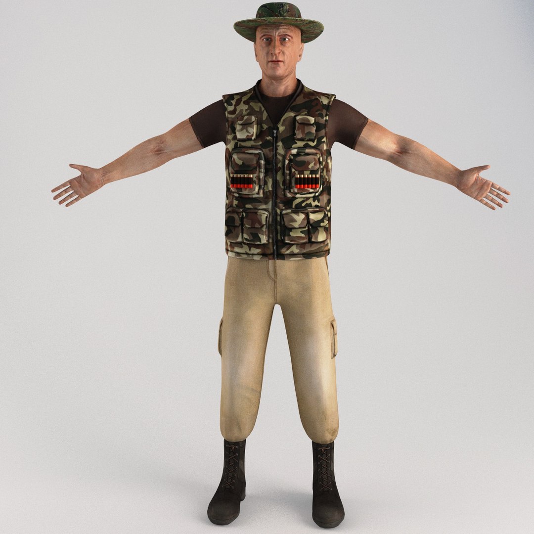 Hunter Games Modelled 3d Model