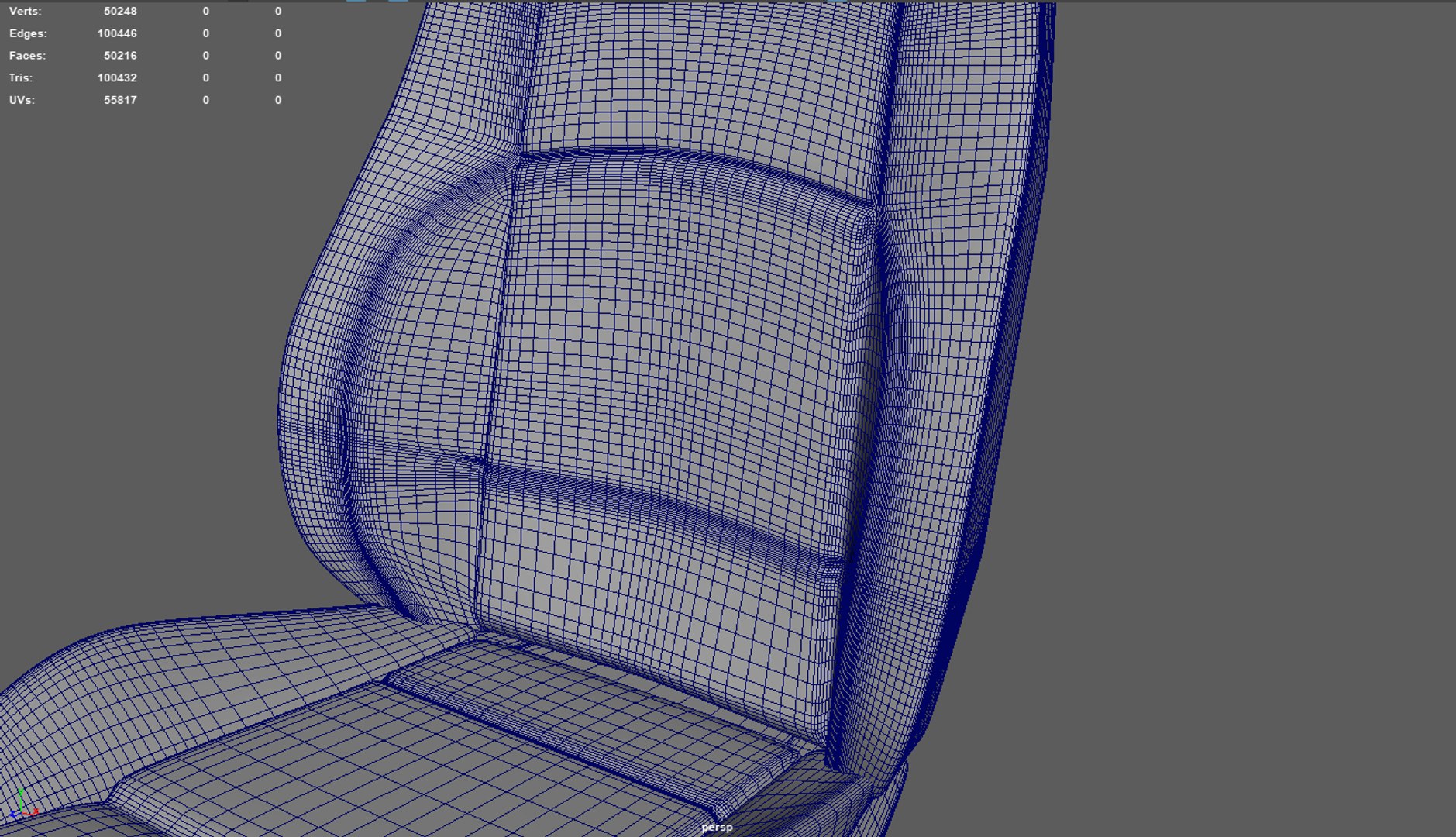 3D Car Seat 015 Model - TurboSquid 1976850