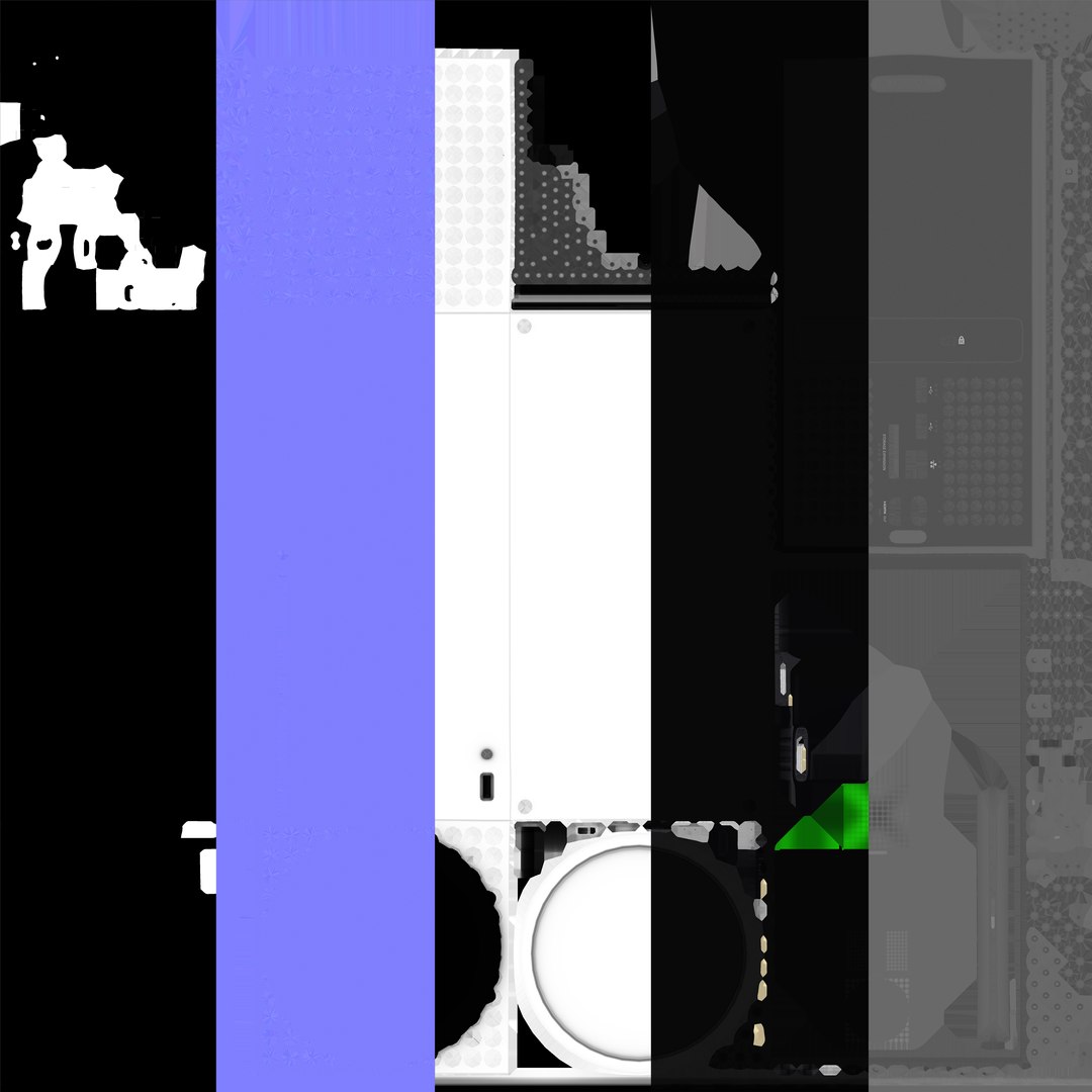 3D model Xbox Console Controller Box Blank and Generic Label ...