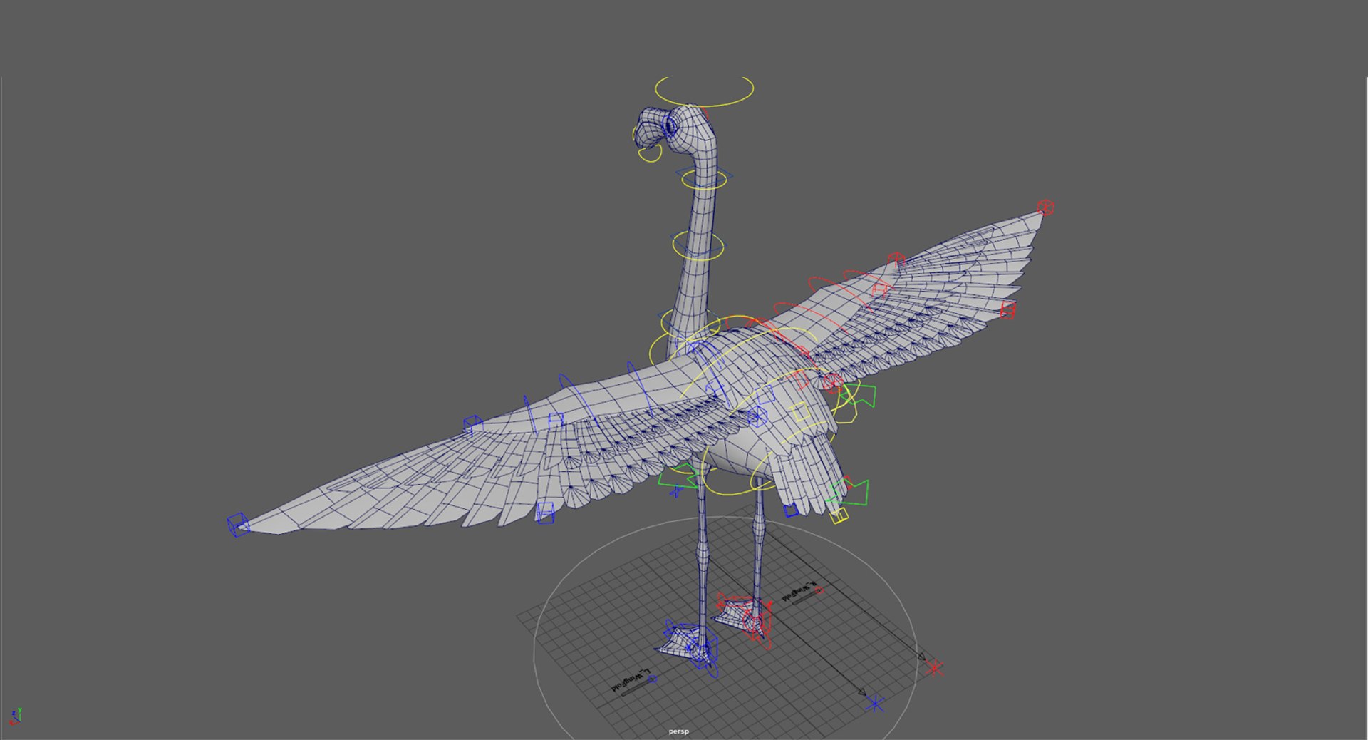 3D Flamingo Stylized - TurboSquid 1597081