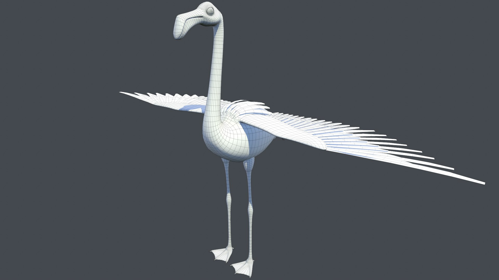 3D Flamingo Stylized - TurboSquid 1597081