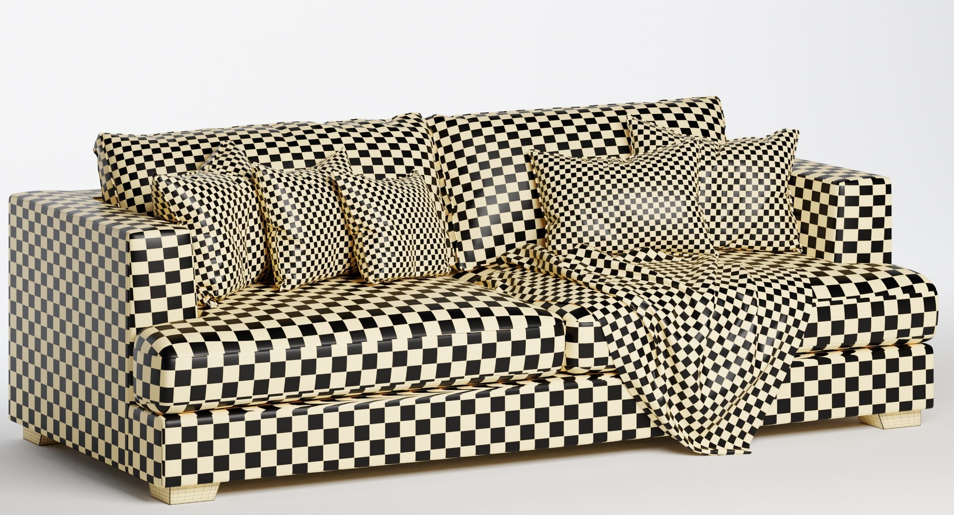 3D Brandon 3 Seater Sofa - TurboSquid 2199247