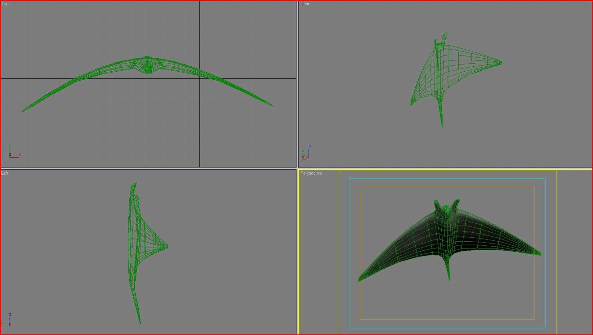 Free - Stingray Manta 3d Model