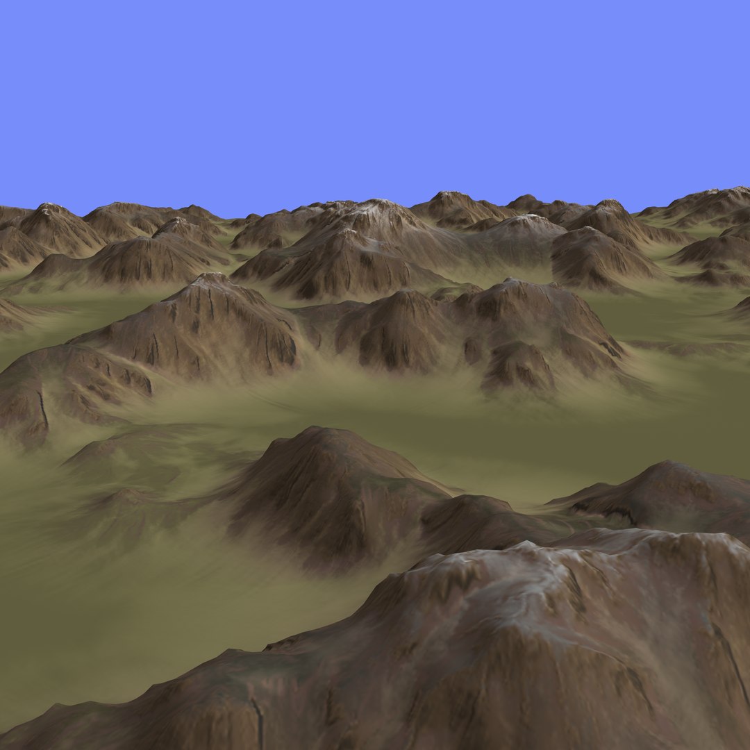 3d Model Of Heightmap