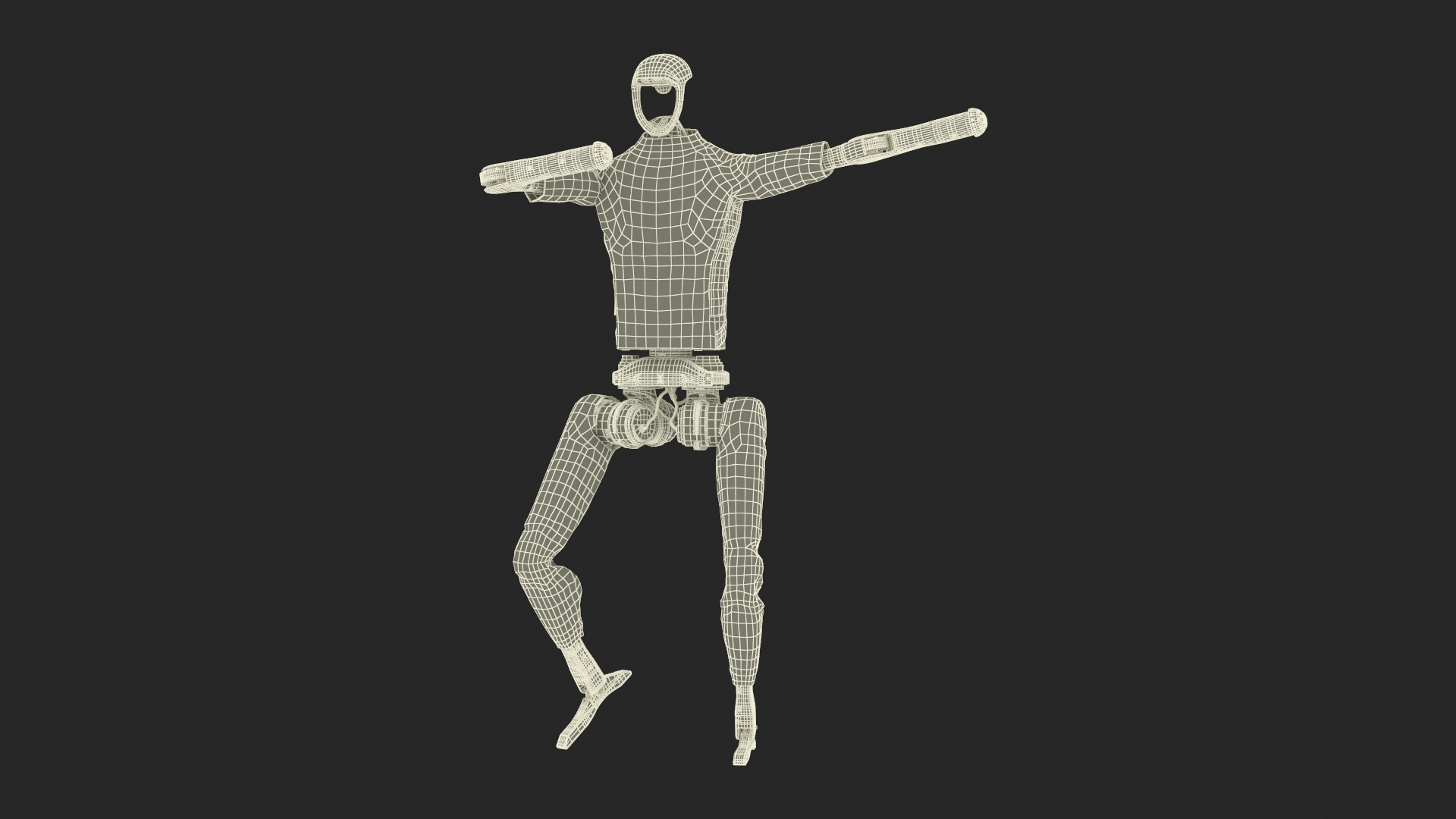 3D Model Humanoid Robot In Dancing Pose - TurboSquid 2319877
