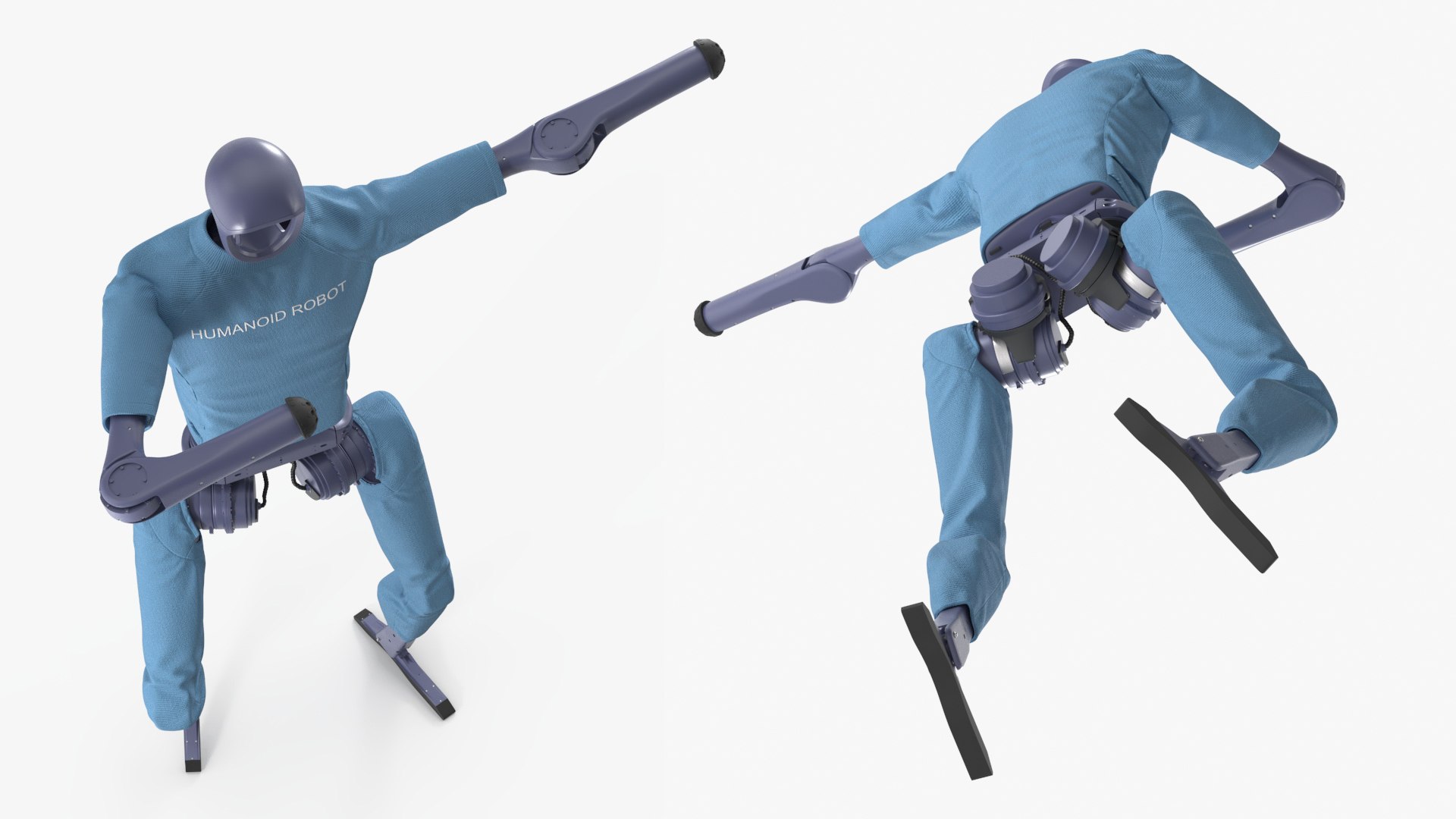 3D Model Humanoid Robot In Dancing Pose - TurboSquid 2319877