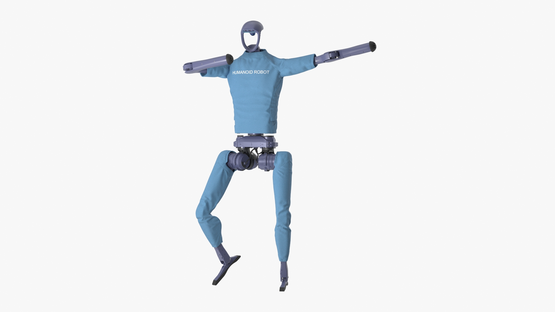 3D Model Humanoid Robot In Dancing Pose - TurboSquid 2319877