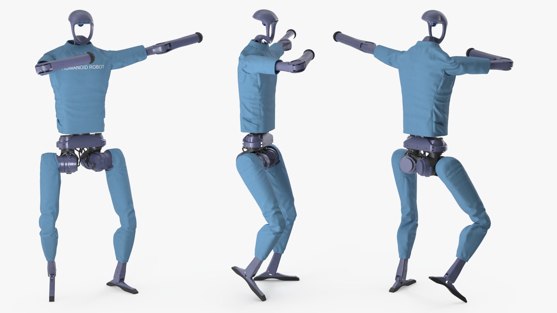 3D Model Humanoid Robot In Dancing Pose - TurboSquid 2319877