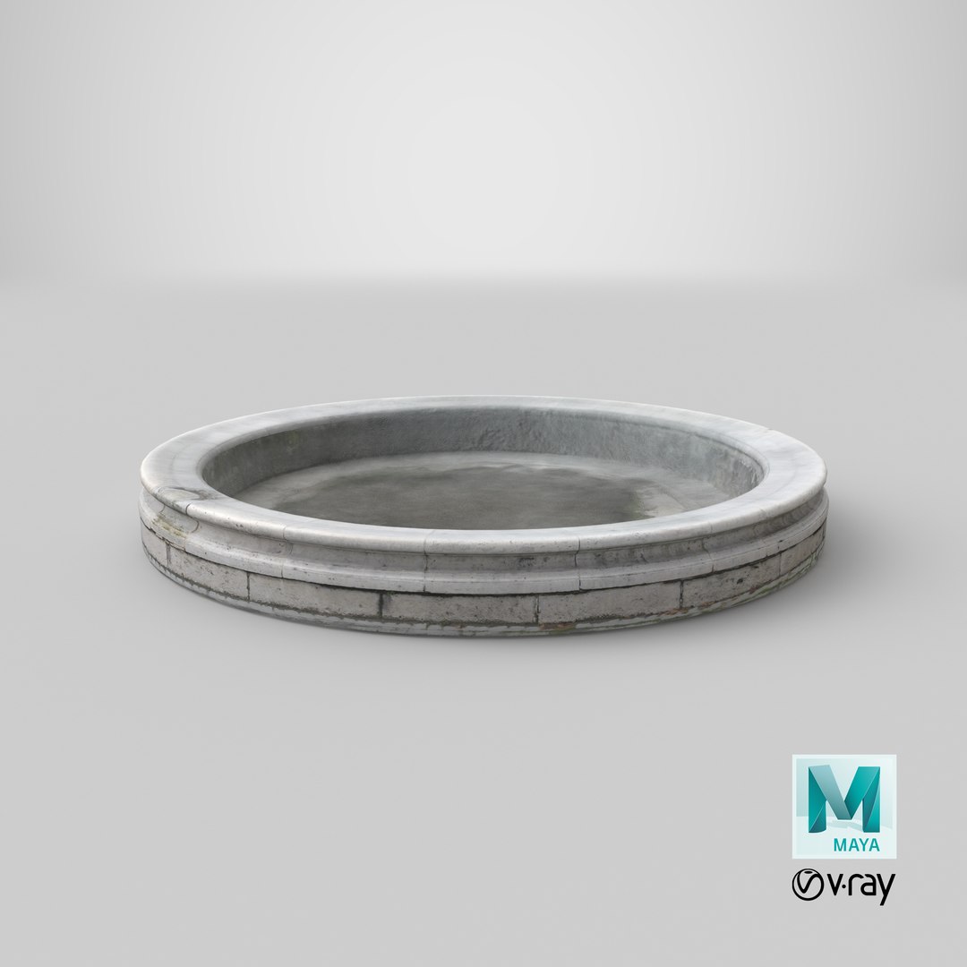 Fountain Basin 3D Model - TurboSquid 1612551