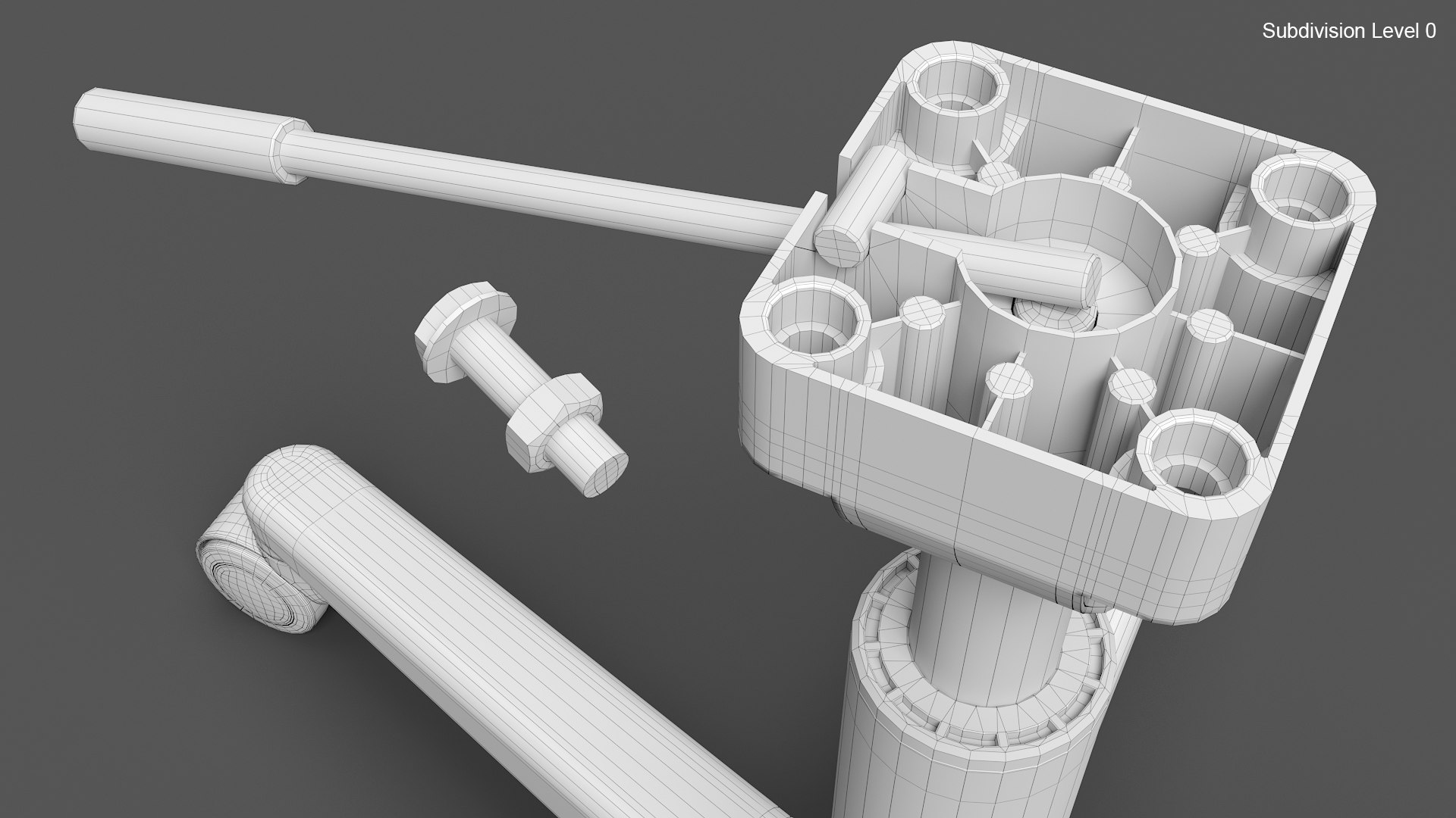 3D Lab Stool 01 - TurboSquid 1812110