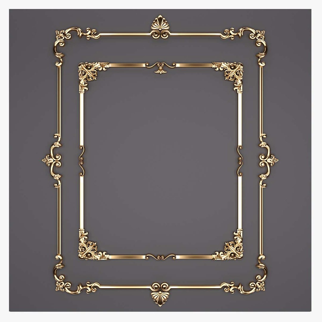 3D Trim Ornament 47 - TurboSquid 1909133