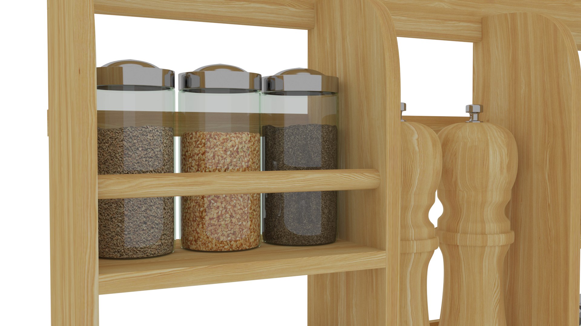 3D Spice Rack - TurboSquid 1439562