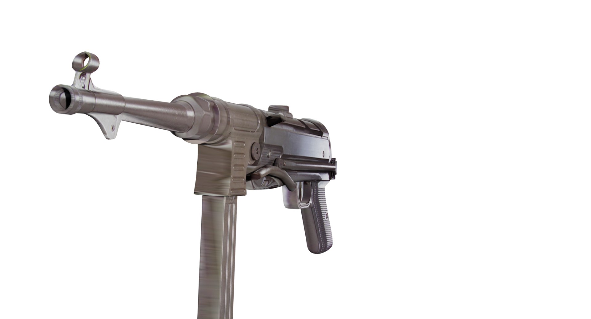 World War 2 German Gun MP40 3D Model - TurboSquid 2104979