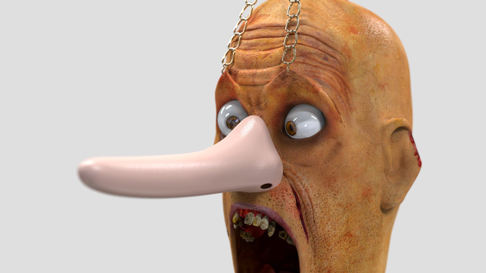 Hilarious long nose 3D model - TurboSquid 1583028