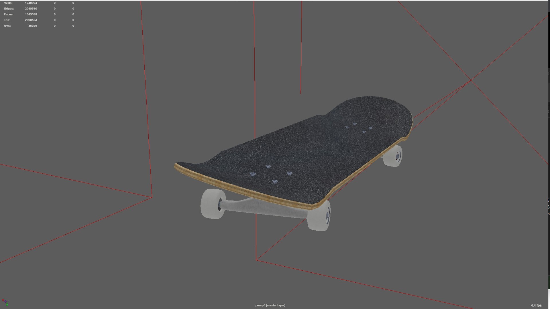 Skateboard model - TurboSquid 2119456