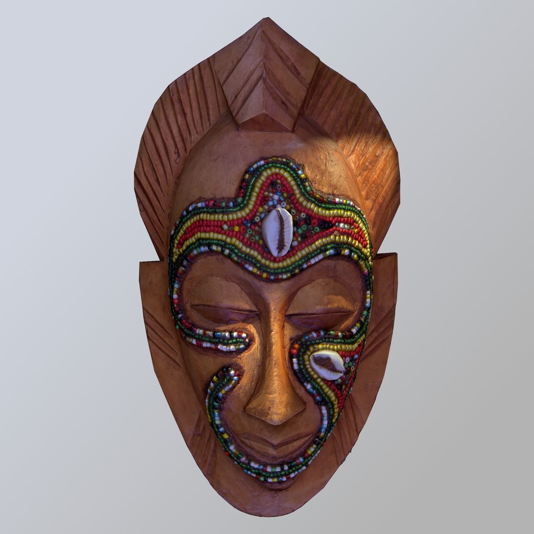 3D African Tribal Mask Scanned - TurboSquid 1269657