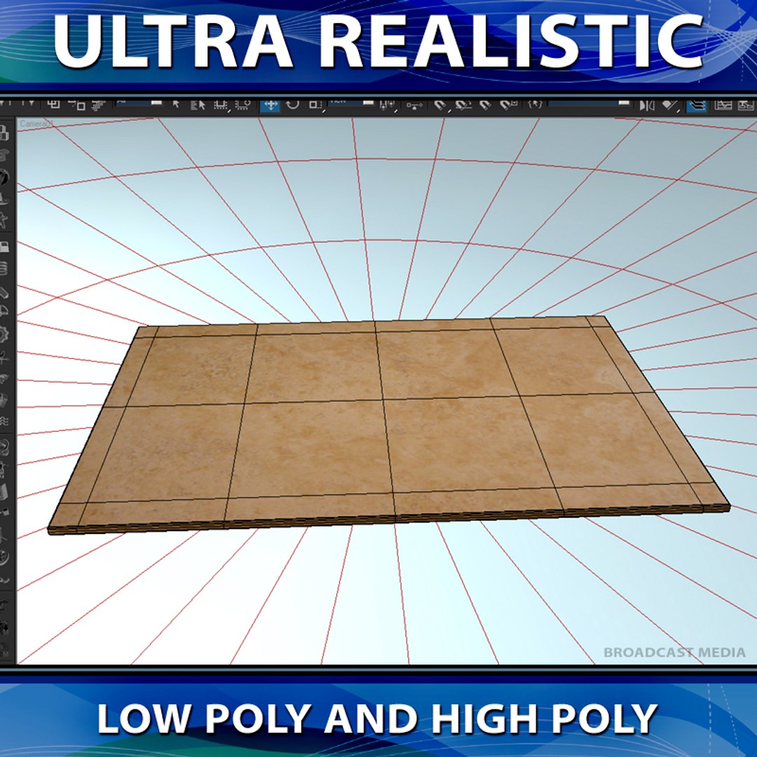 3d Max Realistic Tiles 3