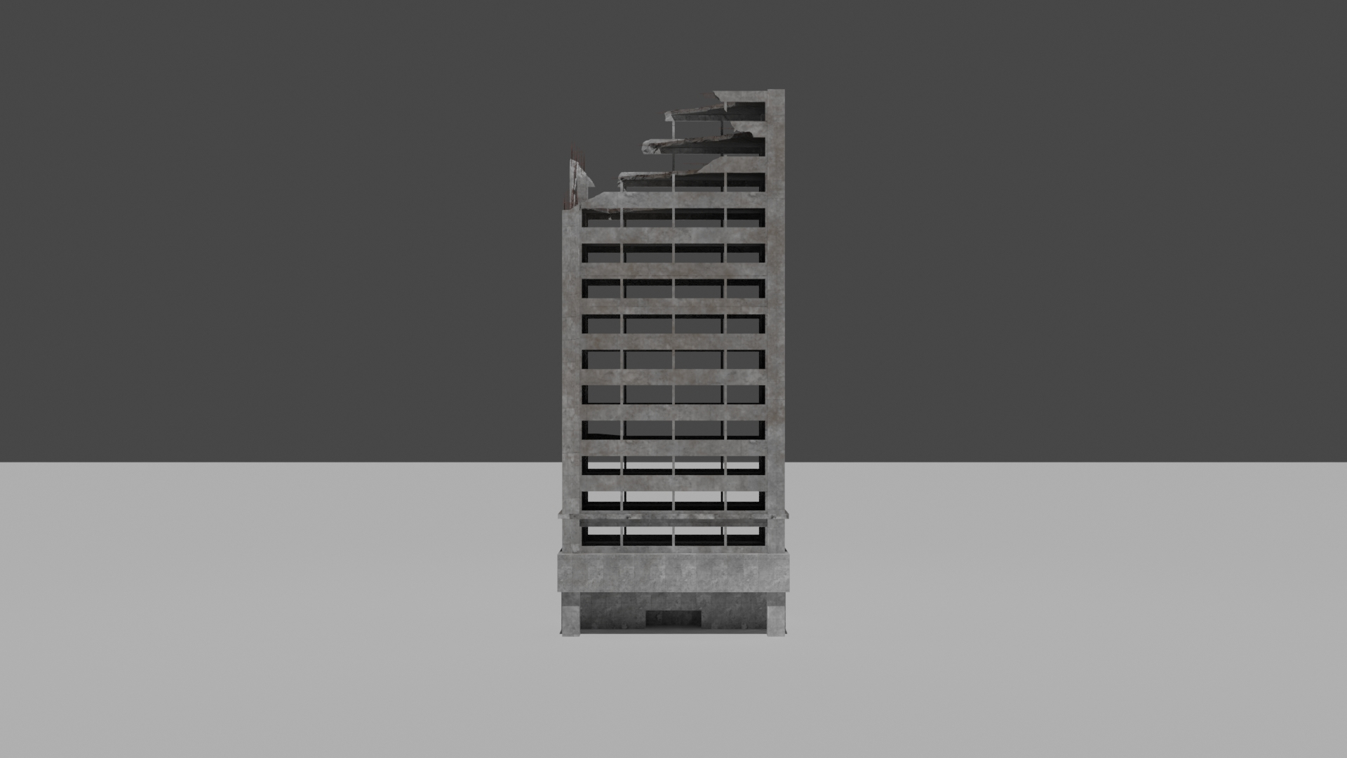 Broken Building 3D Model - TurboSquid 1831811