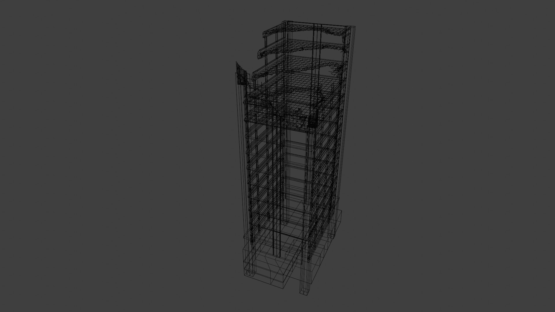 Broken Building 3D Model - TurboSquid 1831811