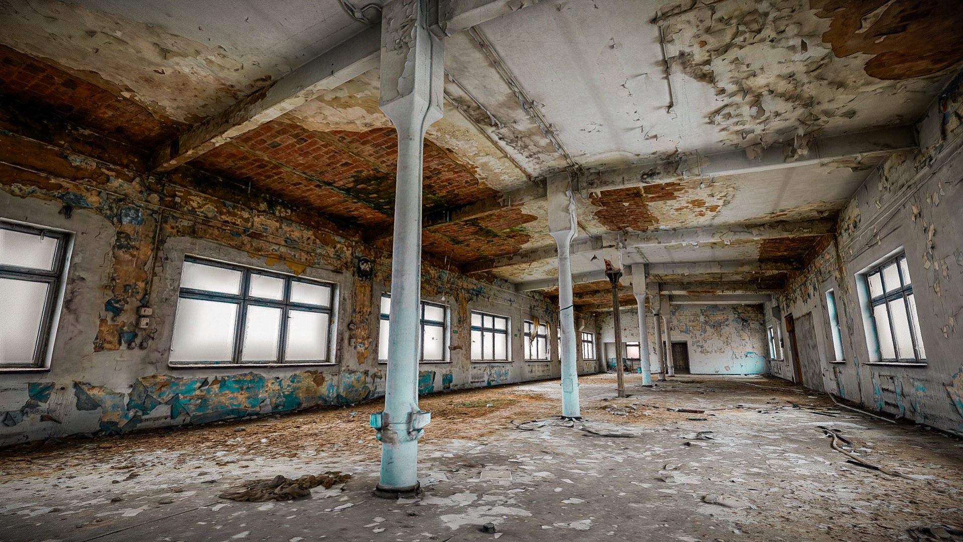 3D Destroyed Abandoned Manufactory - TurboSquid 2240854