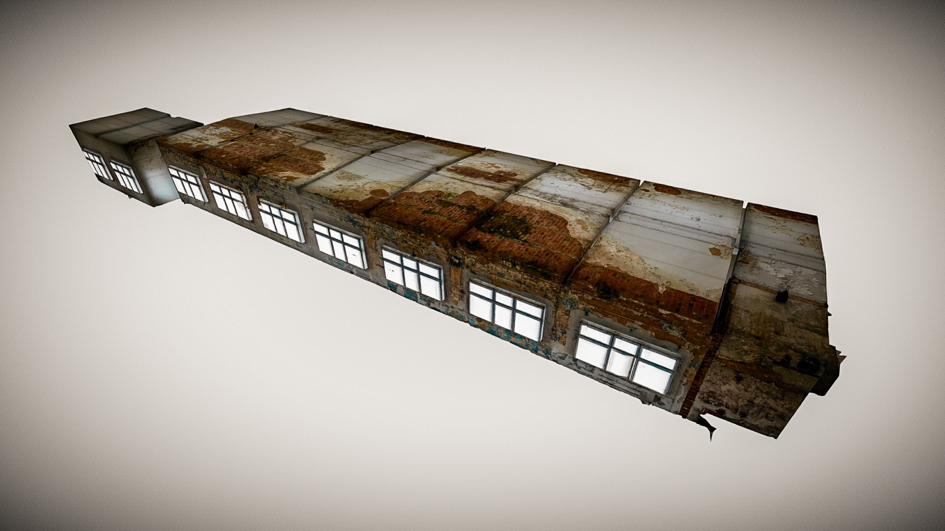 3D Destroyed Abandoned Manufactory - TurboSquid 2240854