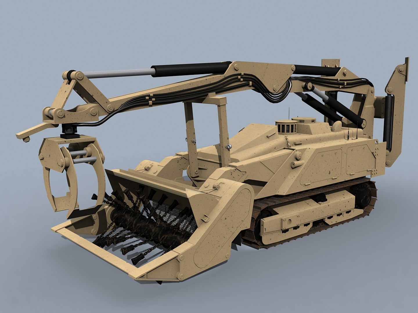 3D Model Mv-4 Dok-ing Robotic Flail - TurboSquid 1287533