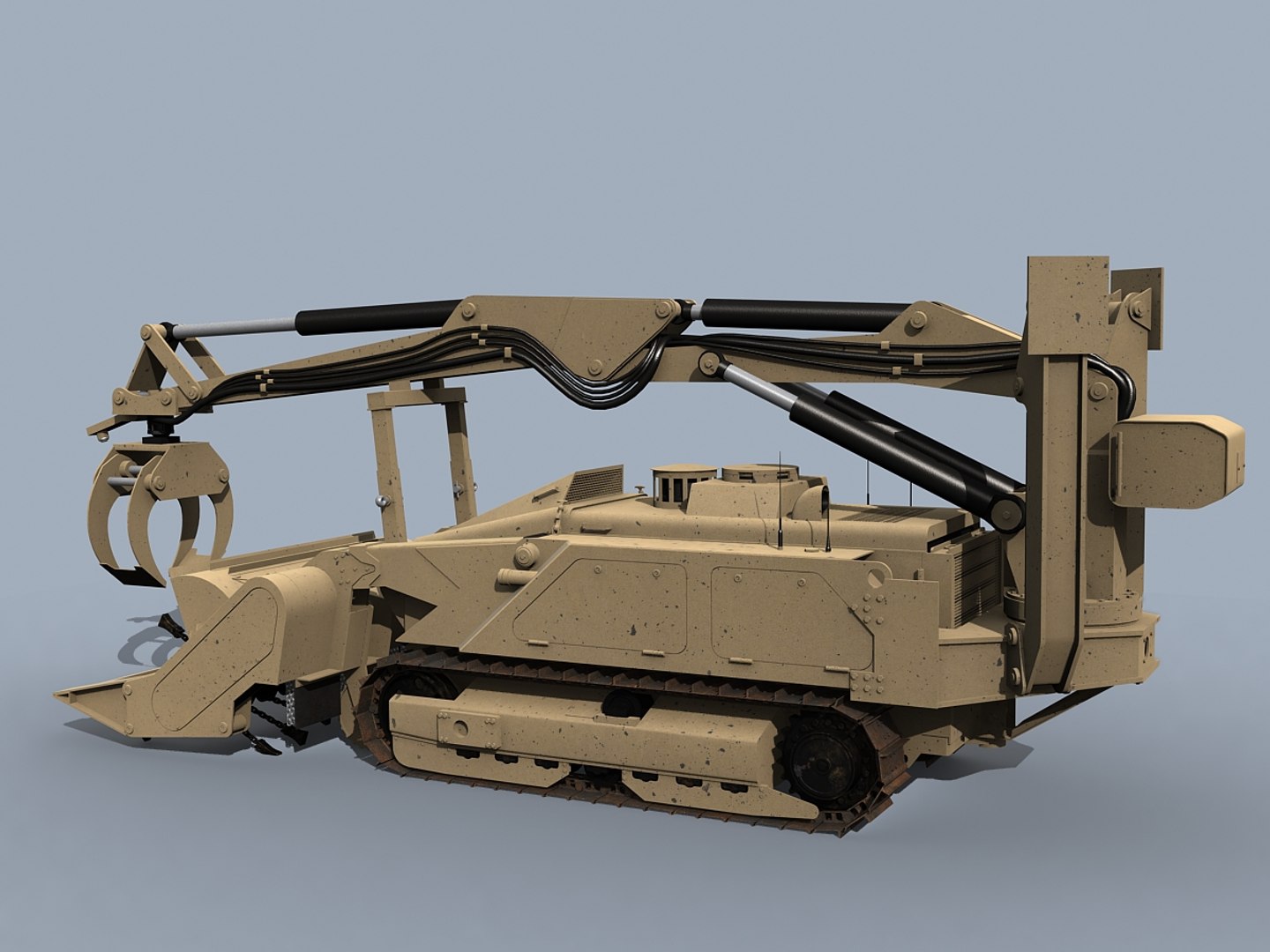 3D Model Mv-4 Dok-ing Robotic Flail - TurboSquid 1287533