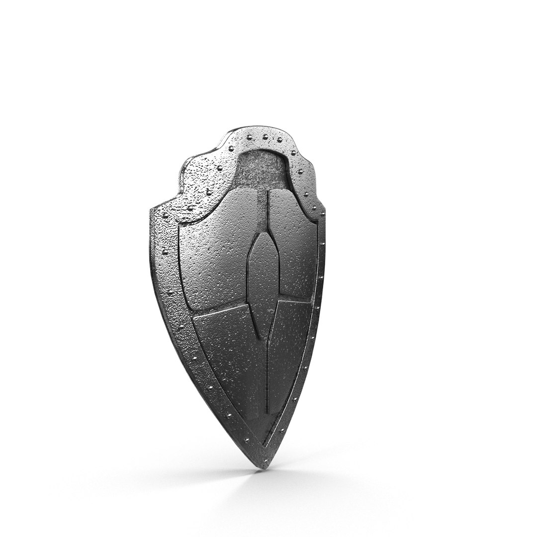 Knight Shield 3d Model