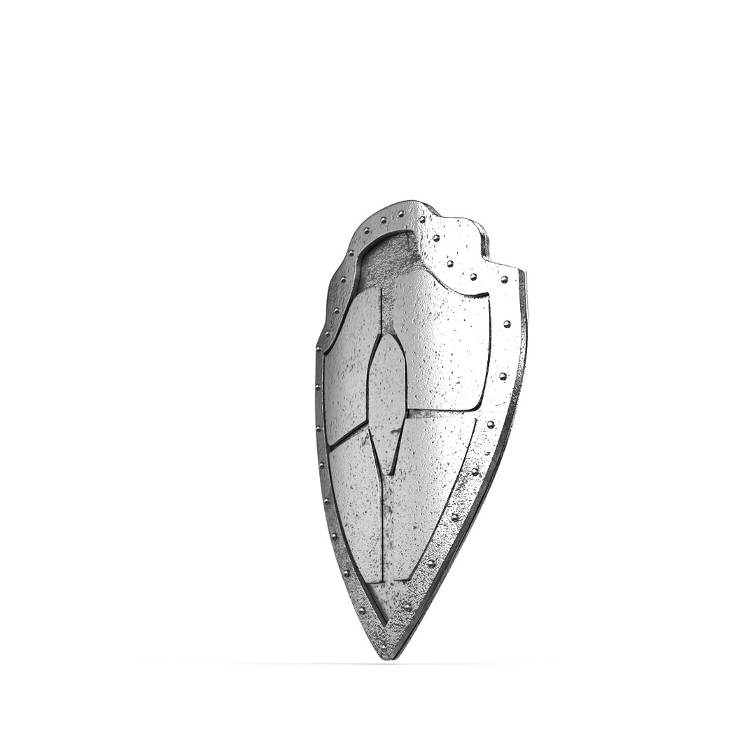 Knight Shield 3d Model