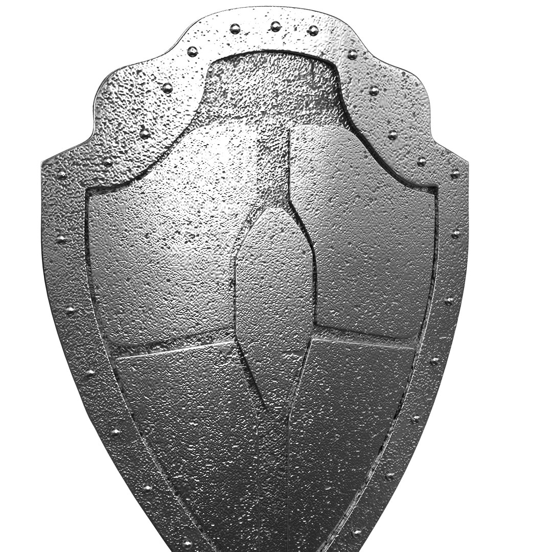 Knight Shield 3d Model