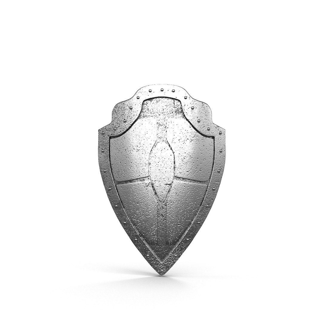 Knight Shield 3d Model