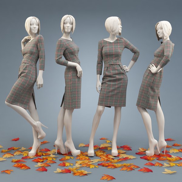 free dress 3d model