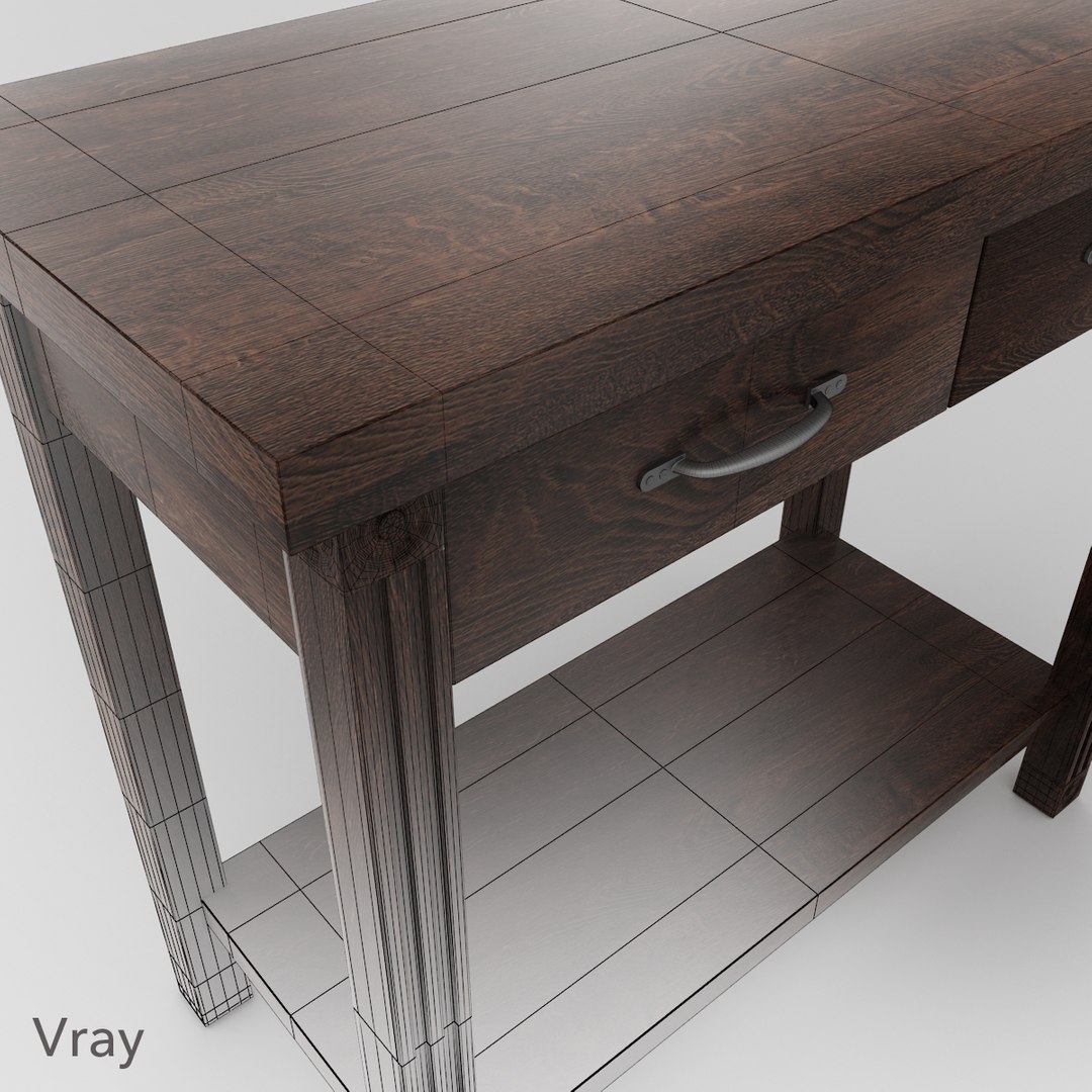 Console Table 3d Model
