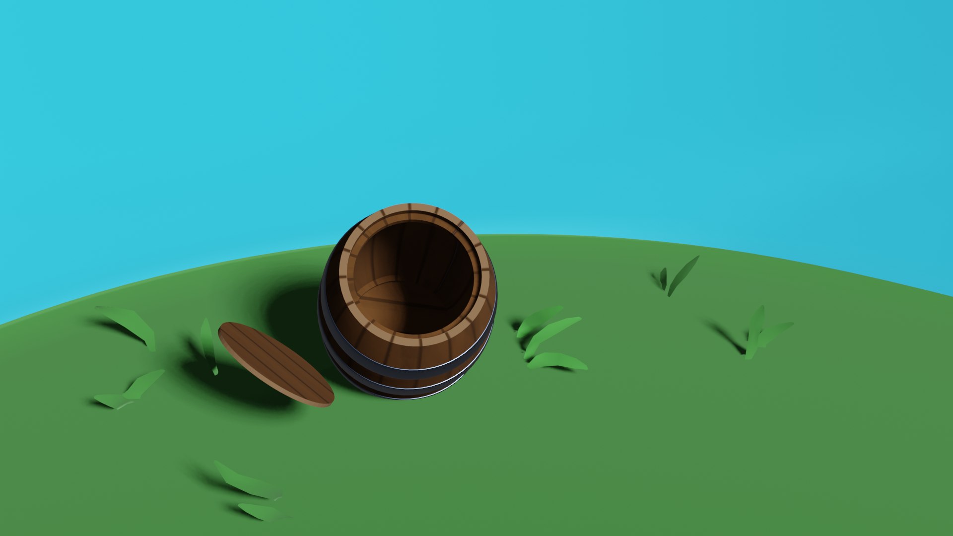 Free 3D Low-poly Barrel Model - TurboSquid 1567082