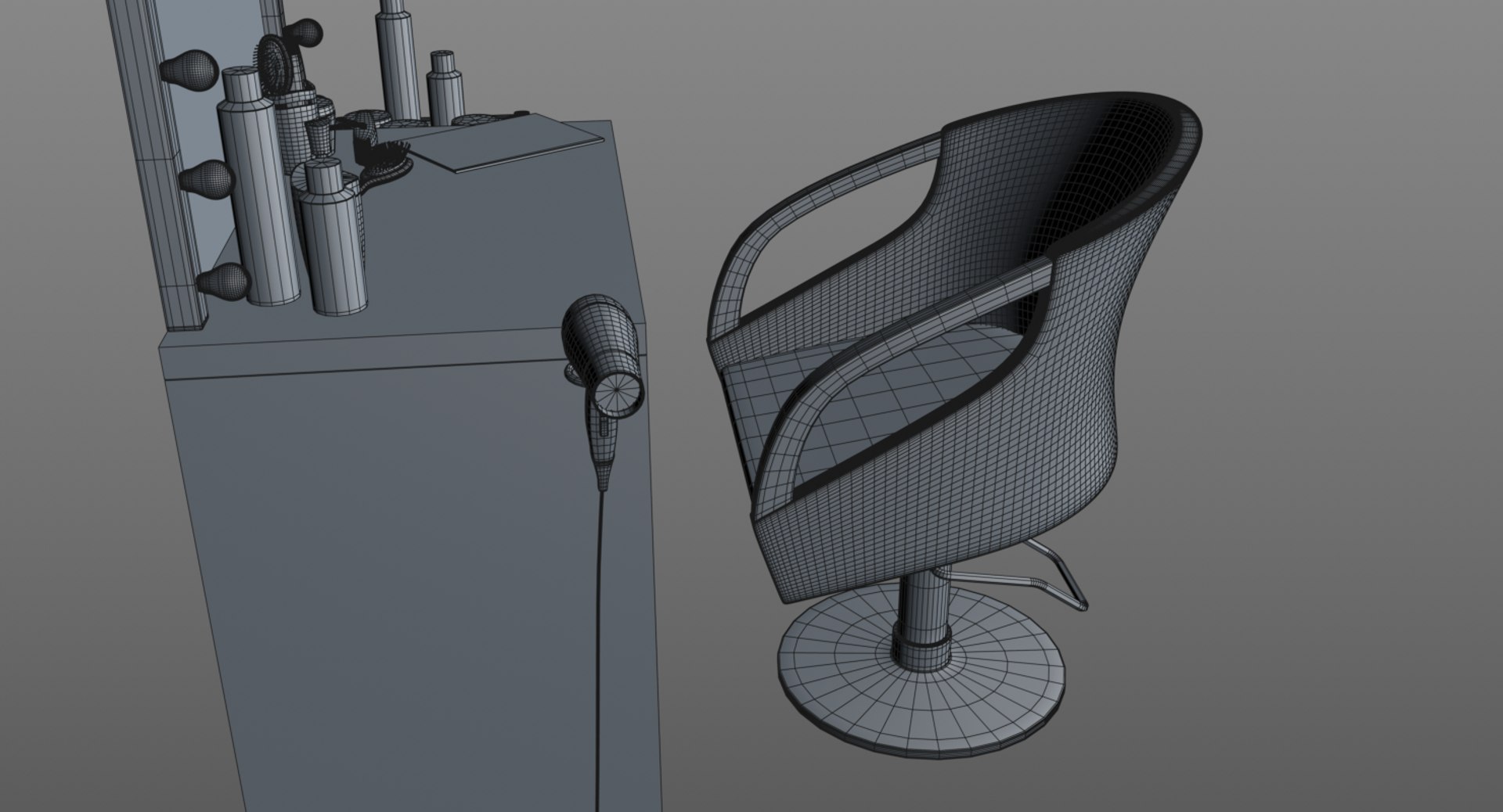 3D Salon Chair Model - TurboSquid 1406420