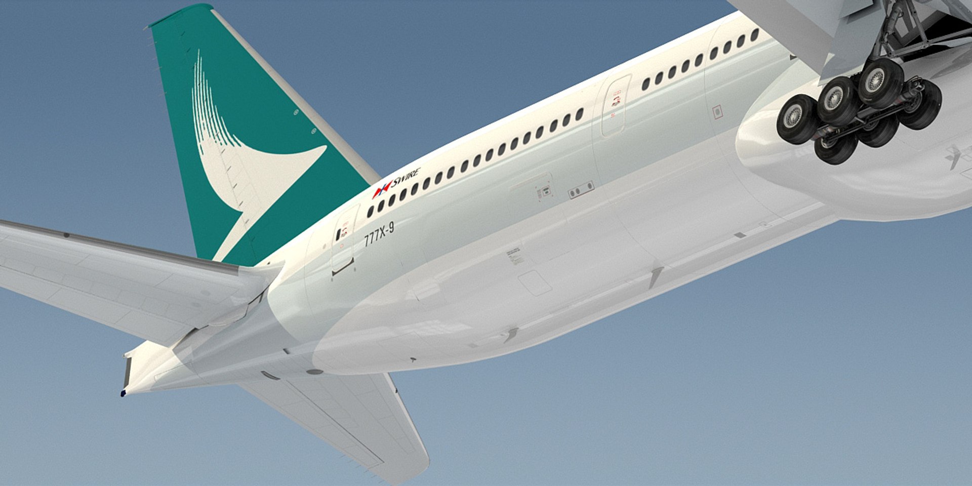3D Boeing 777-9 Aircraft Cathay Pacific Model - TurboSquid 1506677